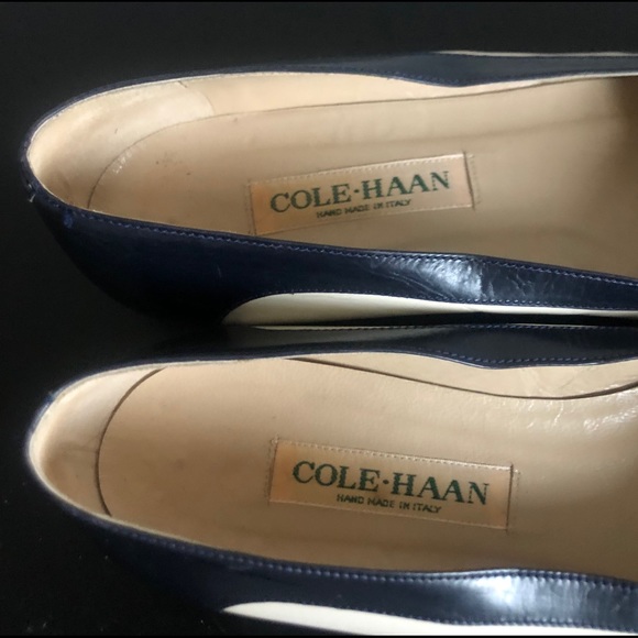 Cole Haan | Shoes | Rare Vintage Cole Haan Saddlestyle Navy And White ...